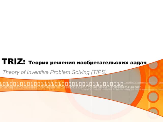 TRIZ 40 Innovation Principles | PDF