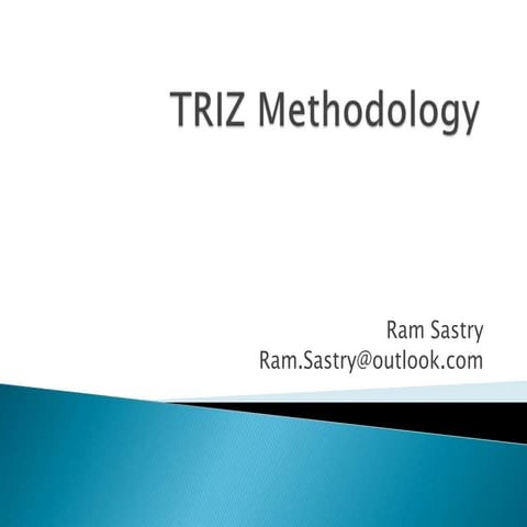 Triz | PPTX | Technology & Computing