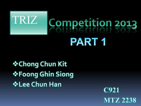 Triz 2013 (light bulb) part 1 | PPT | Gas and Electric | Home Utilities