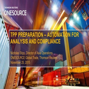 TPP Preparation - Automation for Analysis and Compliance | PPTX ...