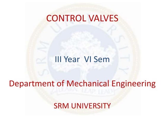 DIRECTION CONTROL VALVE | PPTX