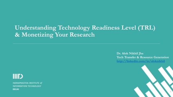 Technology Readiness Levels | PPTX | Computer Software and Applications | Computing