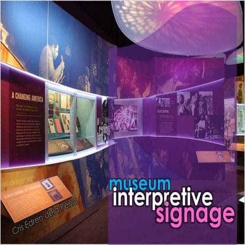 Museum Interpretive Signage | PPTX