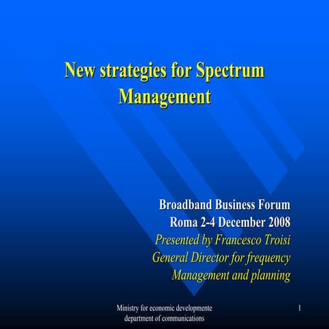 New strategies for Spectrum Management | PDF | Computer Networking ...