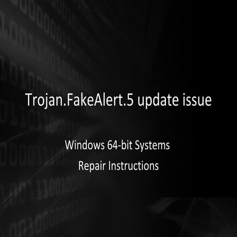 Trojan.fake alert.patch | PPT
