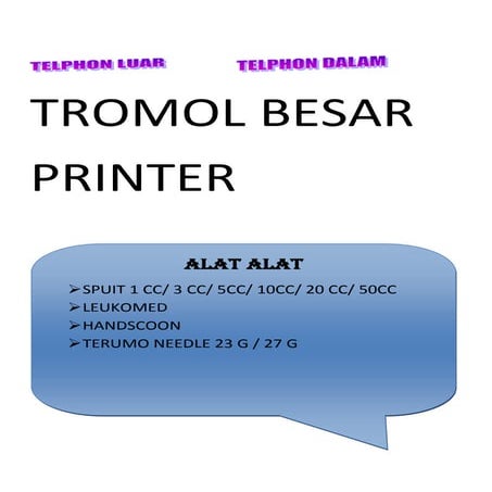 Tromol besar | PDF