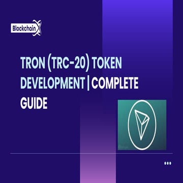 Tron (TRC-20) Token Development Complete Guide.pdf