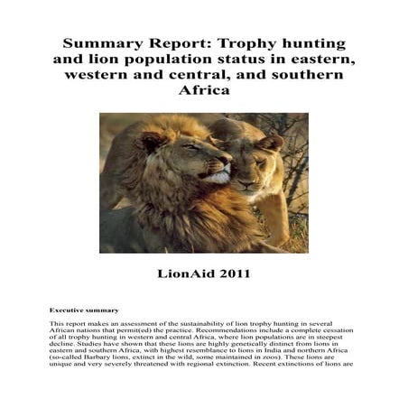 Trophy hunting-and-lion-population-status-in-eastern-western-central ...