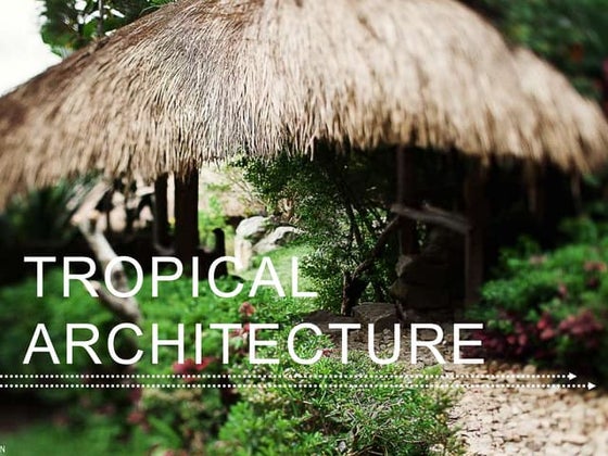 Tropical green building design | PPT