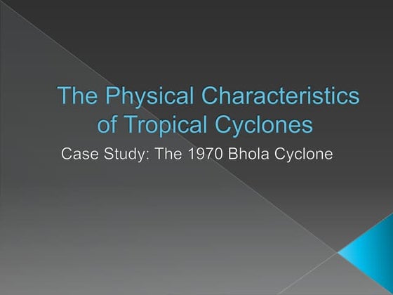 Tropical cyclone by Martin | PPTX