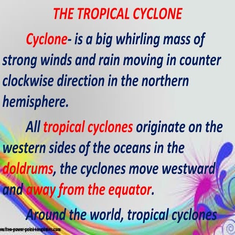Tropical Cyclones (Science V ) | PPT