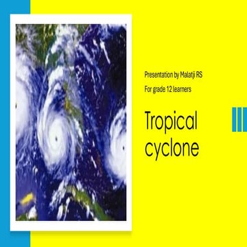 Tropical cyclone TST Malatji RS 223243942 | PDF