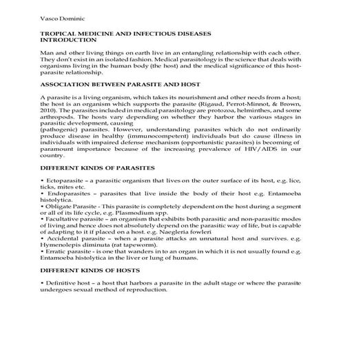 Tropical medicine | PDF