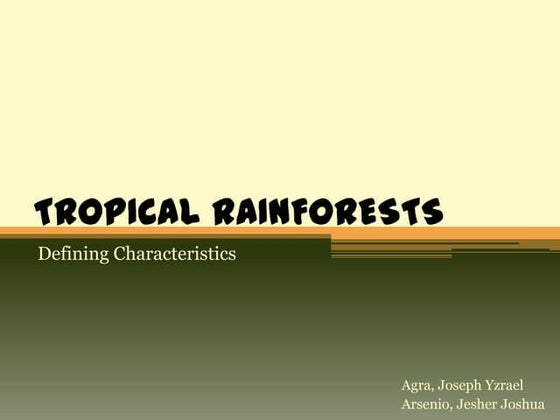Tropical Latosols - Soils | PPT