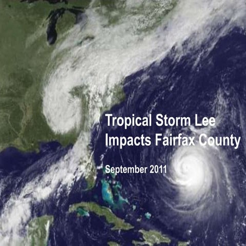 Tropical Storm Lee Impacts Fairfax County: BOS Presentation Dec. 6 ...