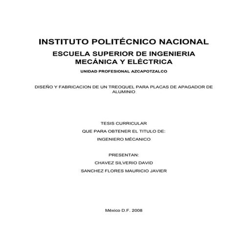 Troquel | PDF