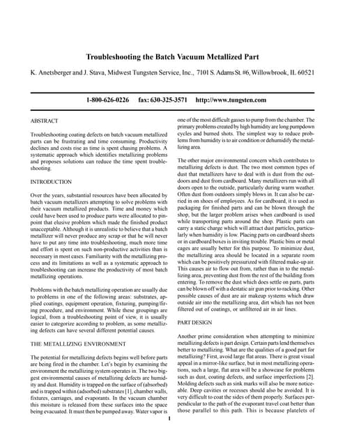 PLASTIC DEFECTS | PPT