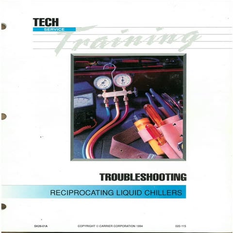 Troubleshooting reciprocating LIQUID CHILLER | PDF