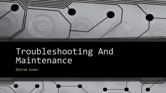 Basic Troubleshooting | PPT