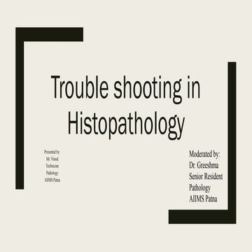 Troubleshooting in H&E Staining | PPTX