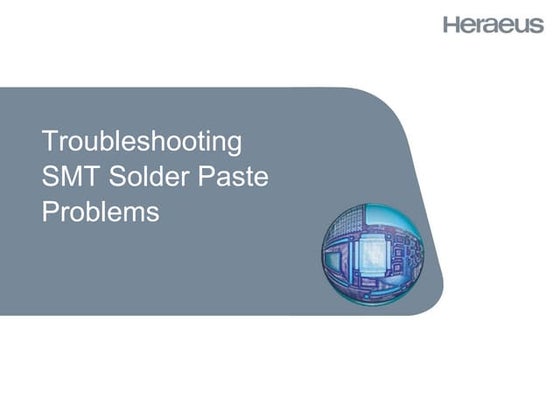 SMT Trouble shooting guide to improve process.pptx