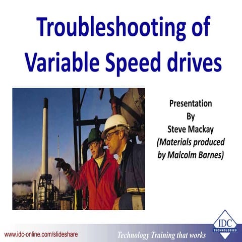 Troubleshooting Variable Speed Drives | PPT