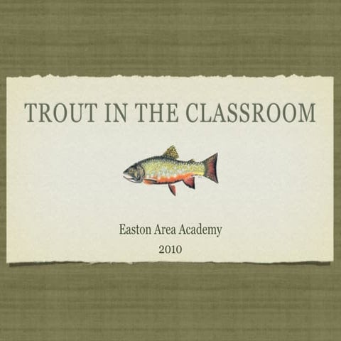 Trout in the classroom | PPT