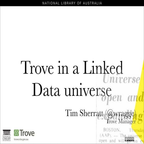 Trove in the Linked Data universe | PDF