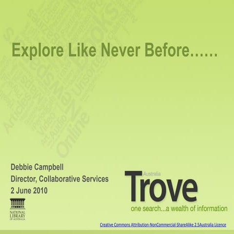 Explore like never before… an introduction to Trove | PPT