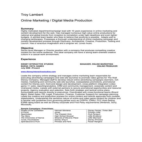 Strategic Management: Walt Disney Case Study | PPTX