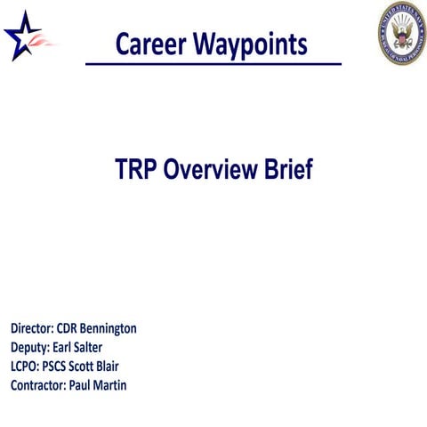TRP Overview Brief | PPTX