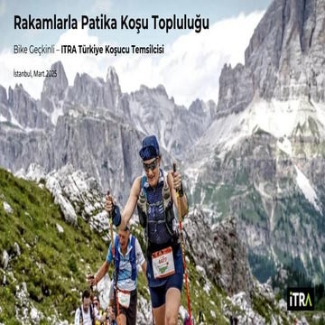 ITRA - TRAIL RUNNING TURKEY PRESENTATION - 2024 | PDF