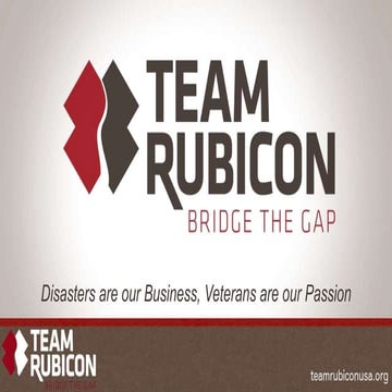 Team Rubicon presentation - michigan | PPT