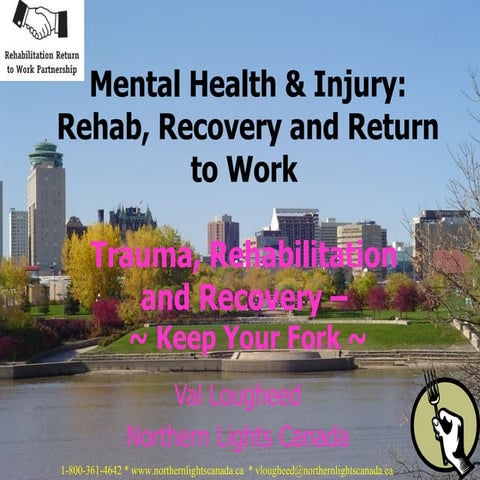 Mental health and injury: Trauma, Rehabilitation and Recovery | PPT