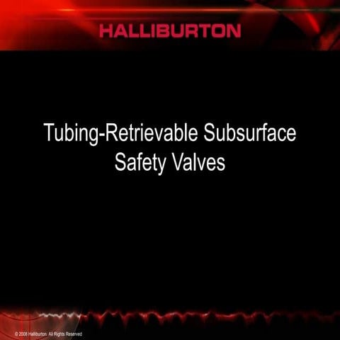 Scsssv surface control subsurface safety valve | PDF
