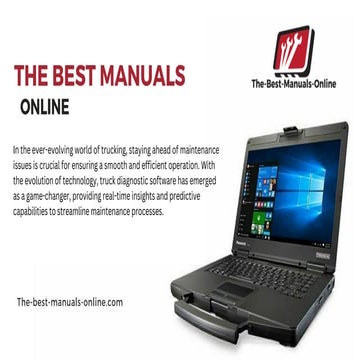 Truck diagnostic software - The Best Manuals Online.pdf