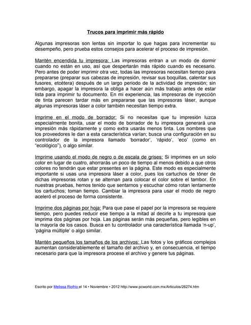 Ventajas y desventajas de impresoras láser | PPTX | Computer Peripherals | Computing