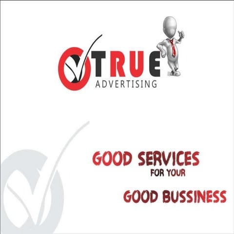 True Advertising Company Presentation | PPTX