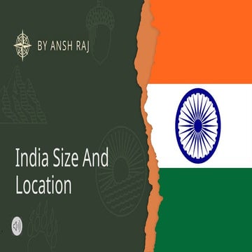 INDIA SIZE AND LOCATION PPTX BY OK LIARO | PPTX