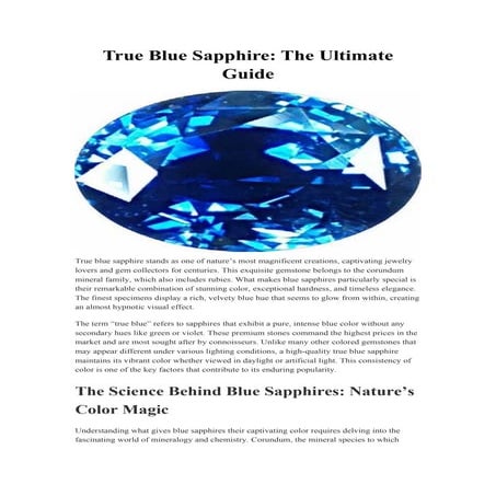 True Blue Sapphire The Ultimate Guide.docx