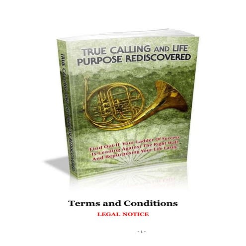 True calling and life purpose rediscovered | PDF