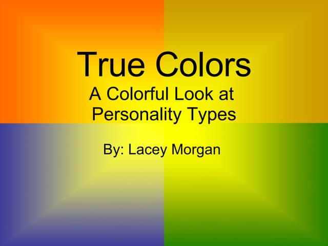 True Color of Leadership | PPTX