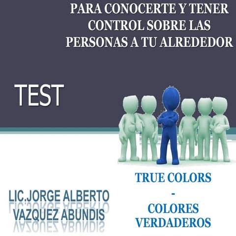 True colors test presentacion | PDF
