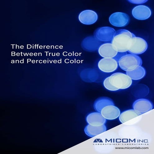 True color vs perceived color | PDF