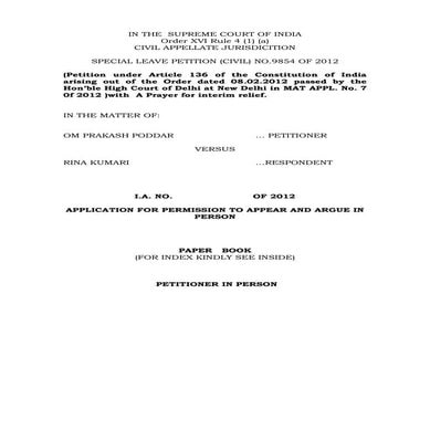 Written Arguments along with Affidavit before Patna High Court | PDF