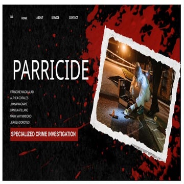 Special Crime investigation (Parricide) Case Related to Parricide | PPT
