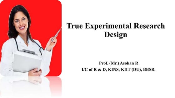 QUASI EXPERIMENTAL DESIGN | PPT