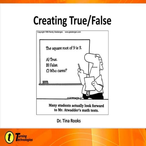 Creating True false | PPT