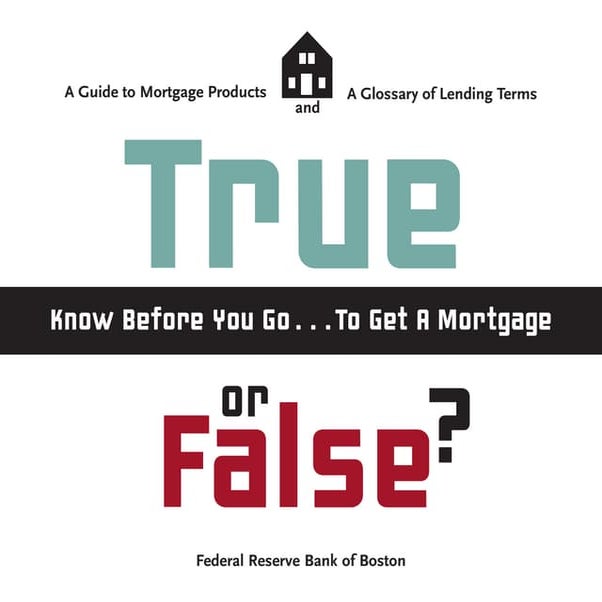 True Or False-Know Before You Go---To Get a Mortgage | PPT