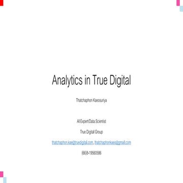Analytics In Telco Analytics Ppt